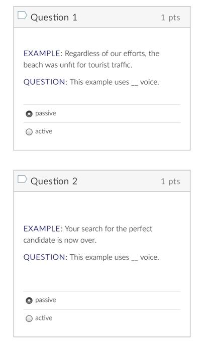 Question 1 EXAMPLE: Regardless of our efforts, the | Chegg.com
