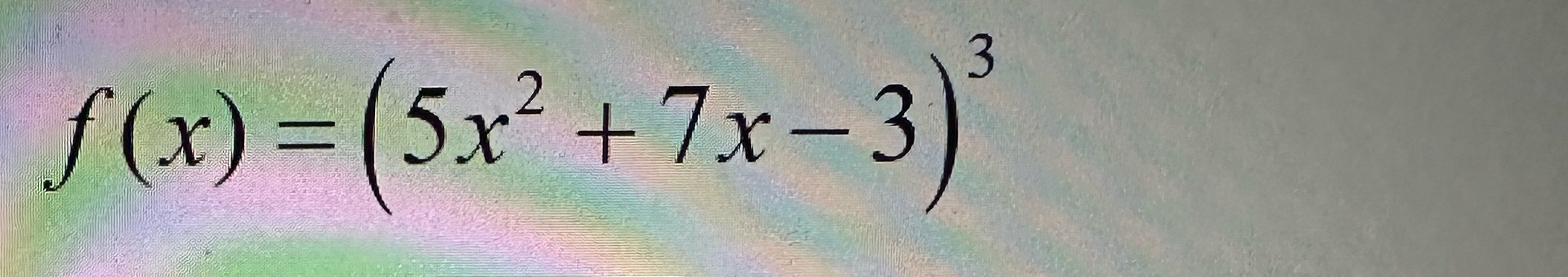 Solved Find the derivative using the chain rule | Chegg.com