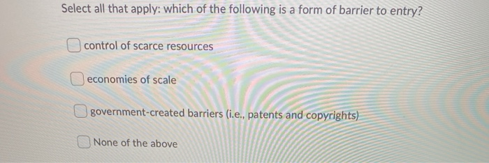 Solved Select all that apply: which of the following is a | Chegg.com