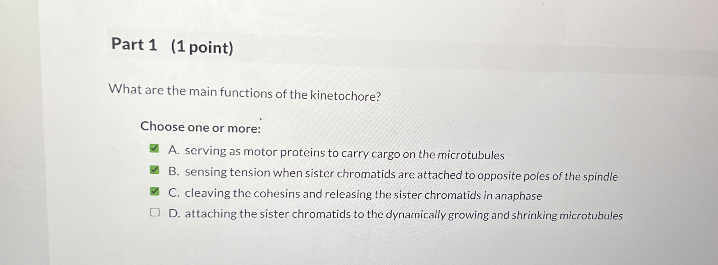 Solved Part 1 (1 ﻿point)What are the main functions of the | Chegg.com