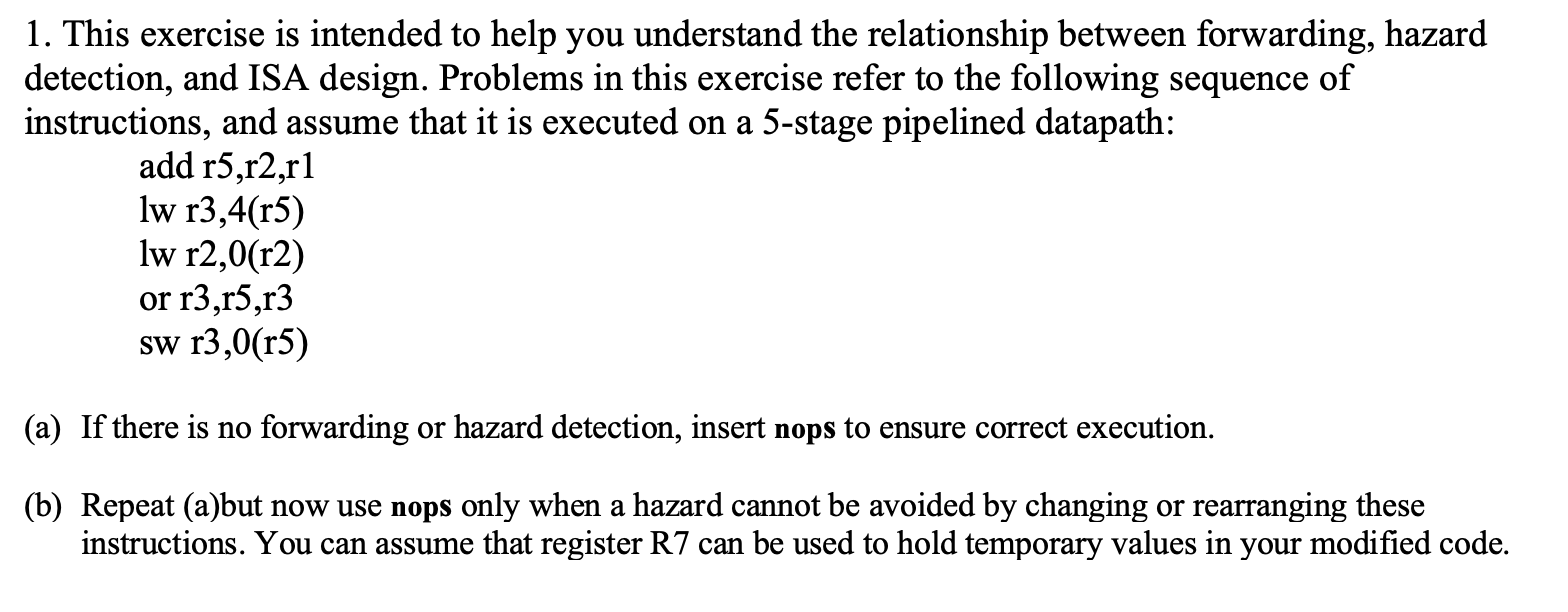Solved Solve The Mips Pipelining Question In The Screenshot