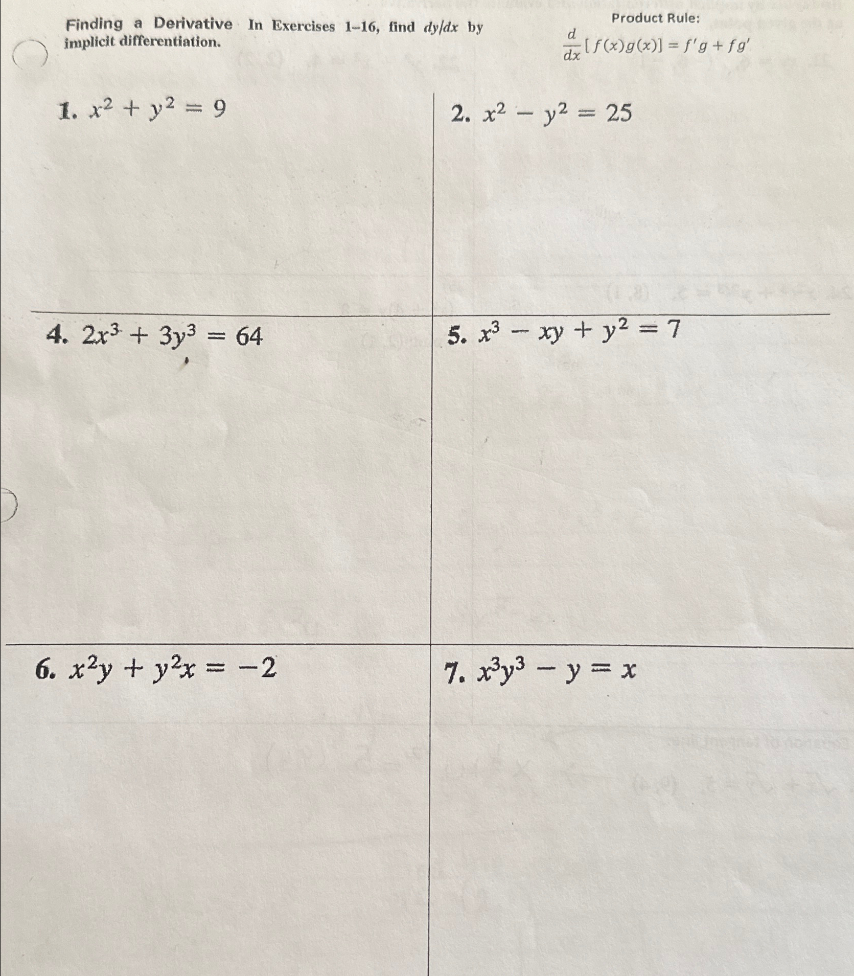 Solved Finding a Derivative In Exercises 1-16, ﻿find dydx | Chegg.com