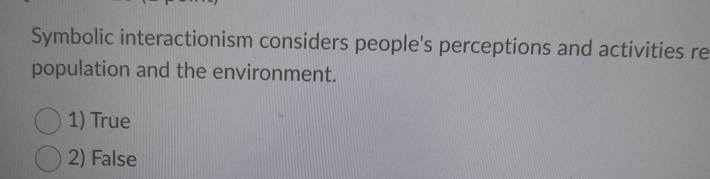 Solved Symbolic interactionism considers people's | Chegg.com