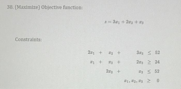 Solved Solving A Mixed Constraint Problem In Exercises 35 