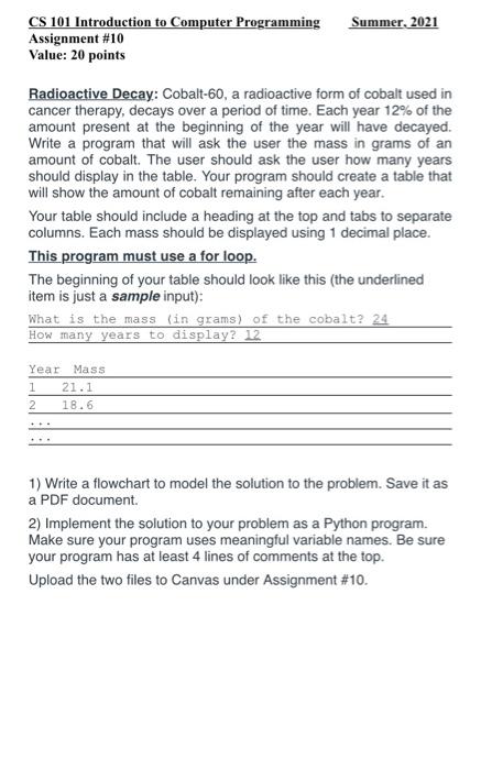 Solved Summer, 2021 CS 101 Introduction to Computer | Chegg.com