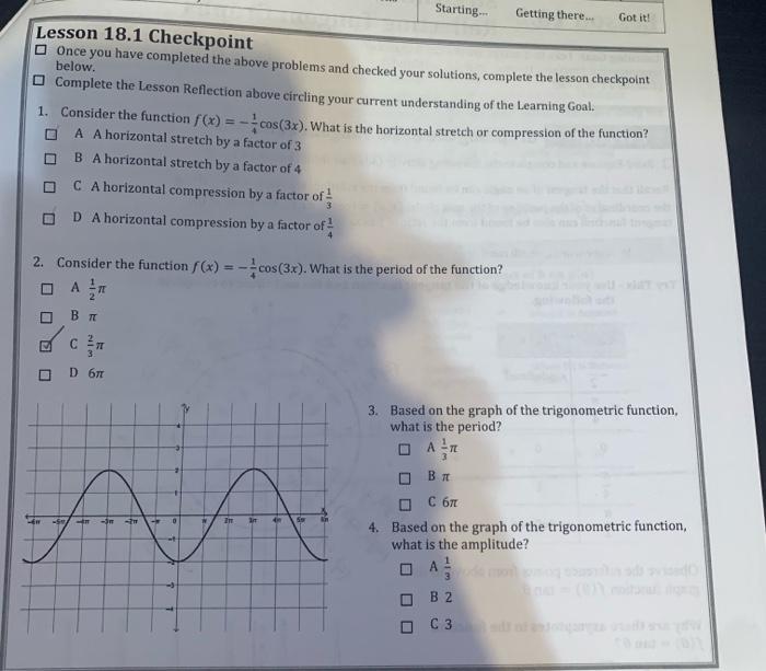 Solved 2. Consider the function f(x)=4sin(6x). a. The graph | Chegg.com