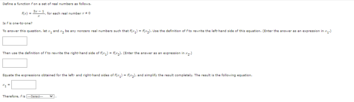 Solved Define a function f ﻿on a set of real numbers as | Chegg.com
