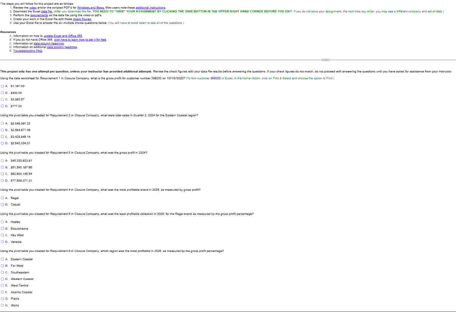 Using the data worksheet for Requirement 1 in | Chegg.com