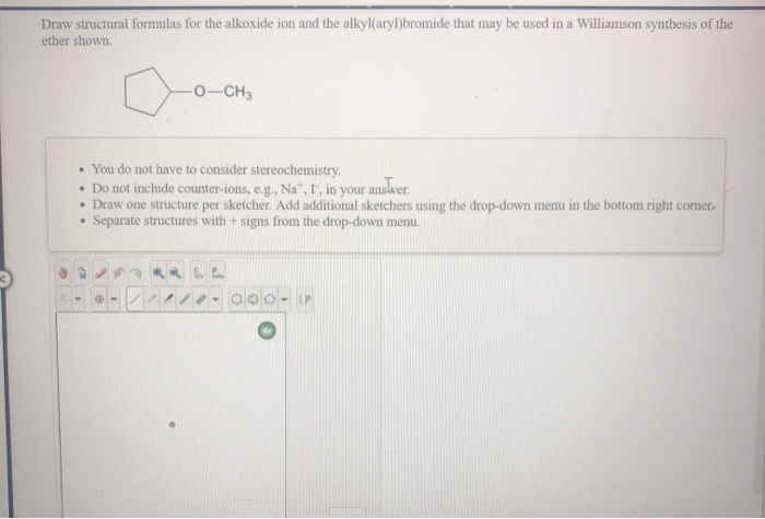 Solved Draw structural formulas for the alkoxide ion and the | Chegg.com