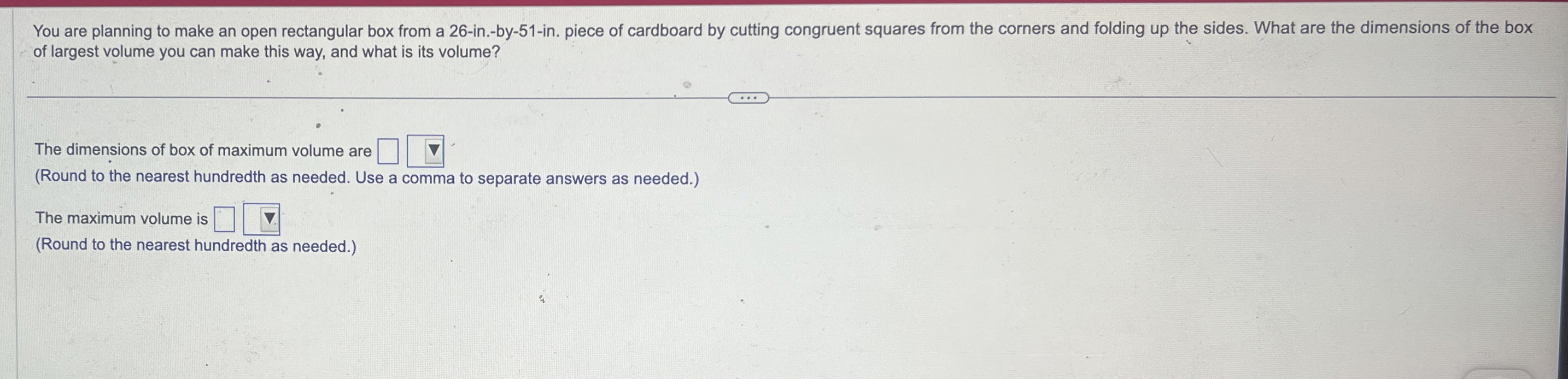 Solved You are planning to make an open rectangular box from | Chegg.com
