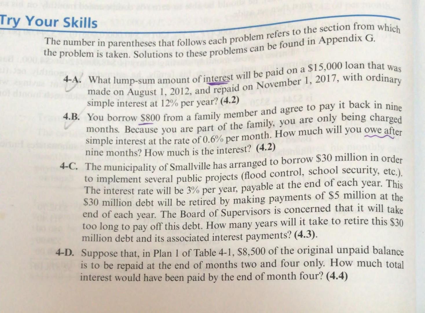Solved our Skills The number in parentheses that follows | Chegg.com