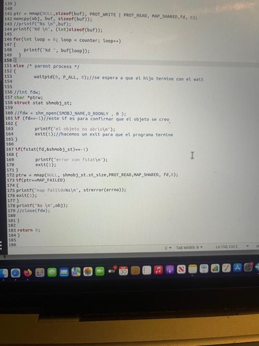 Solved so i have a code in c that has a fork the child takes | Chegg.com