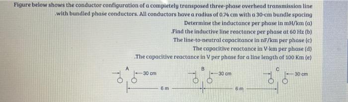 Solved Figure below shows the conductor configuration of a | Chegg.com