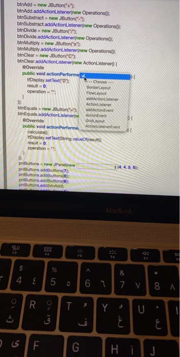 Solved Display = new JTextField("0"); | Chegg.com