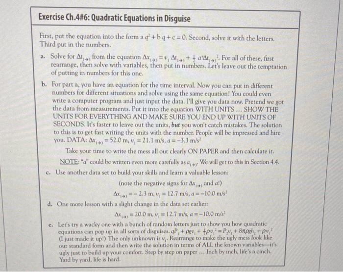 Messy physics variables and equations don't scare you | Chegg.com