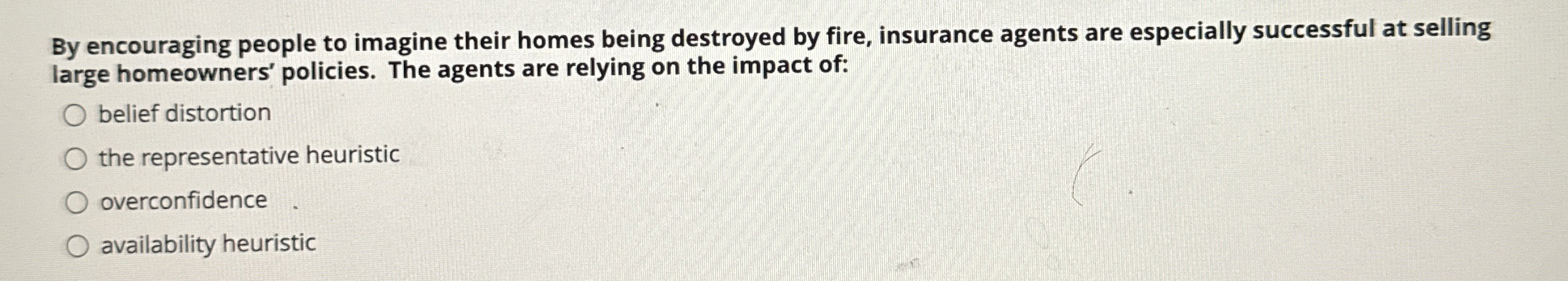 Solved By encouraging people to imagine their homes being | Chegg.com
