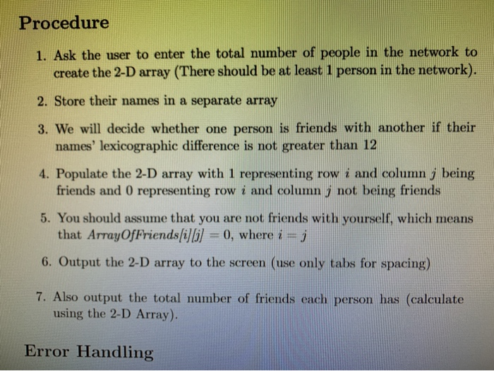 Solved Social Network Topics String Methods, for-loop, | Chegg.com