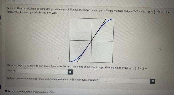 Solved ( ⋆∗1n1 b) Using a calculator or computer, generate a | Chegg.com