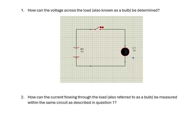 Solved How can the voltage across the load (also known as a | Chegg.com