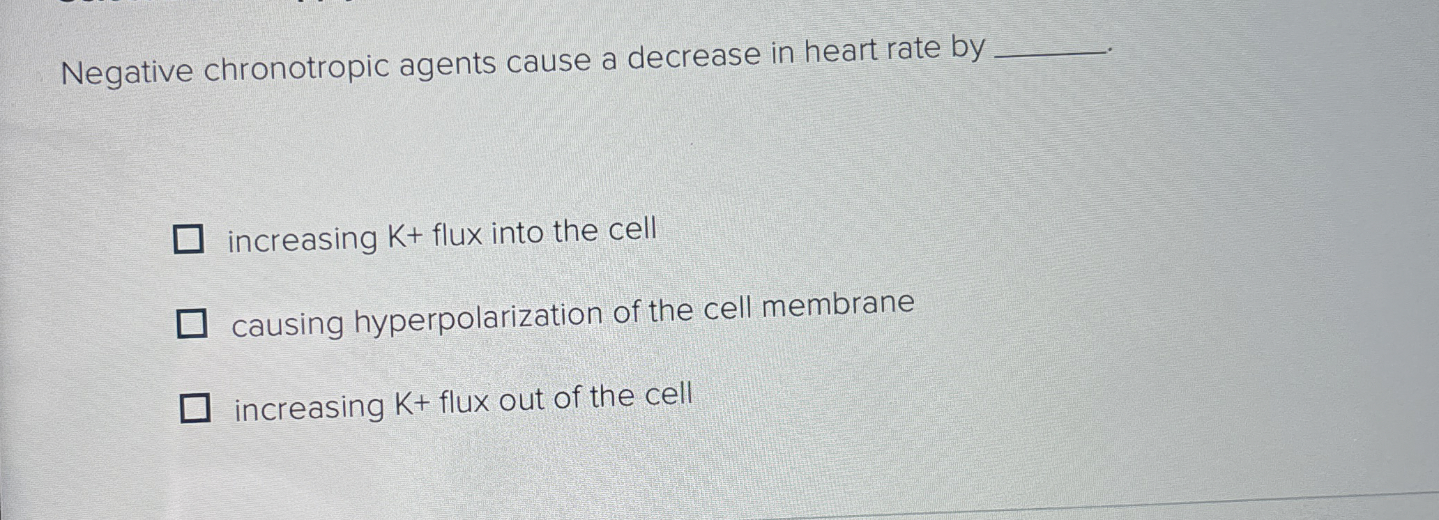 Solved Negative chronotropic agents cause a decrease in | Chegg.com