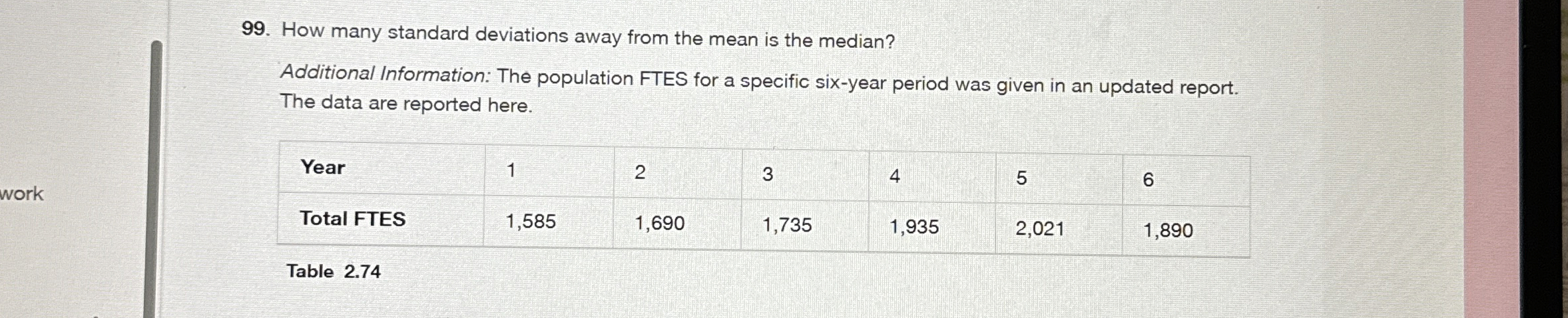 Solved How many standard deviations away from the mean is | Chegg.com