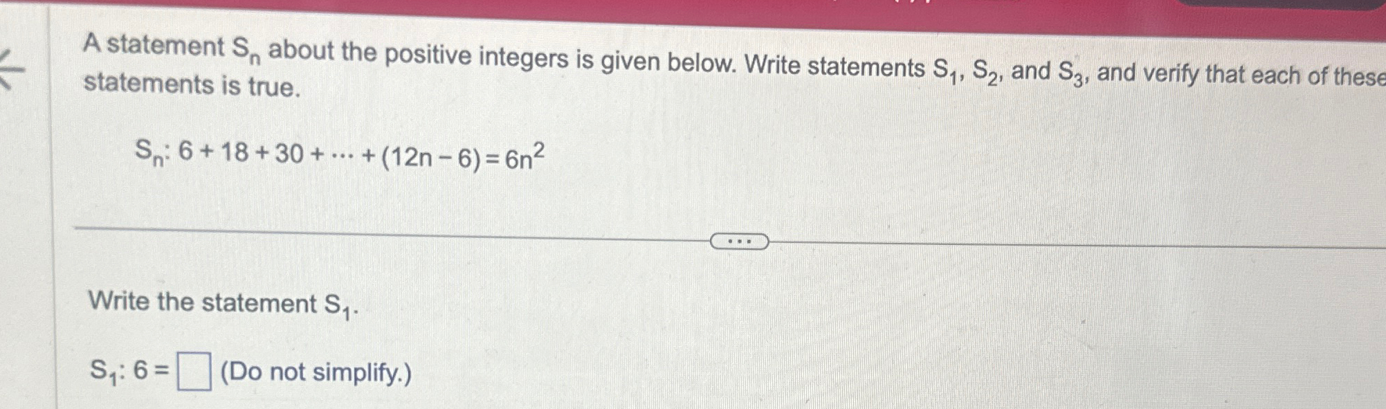 Solved A statement Sn ﻿about the positive integers is given | Chegg.com