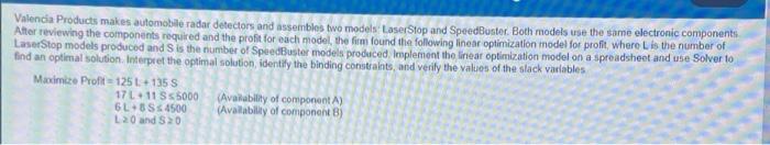 Solved Implement the linear optimisation model and find an | Chegg.com