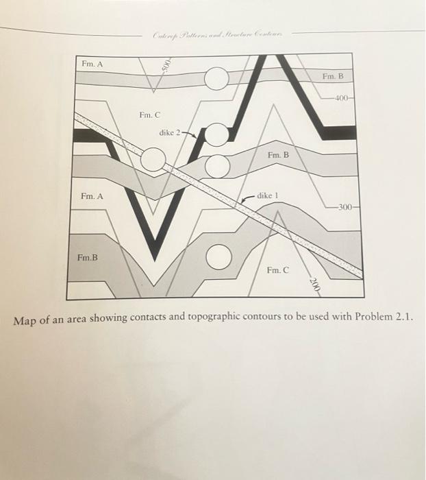 Solved On The Geologic Map In Figure P2 I Draw The Correct Chegg
