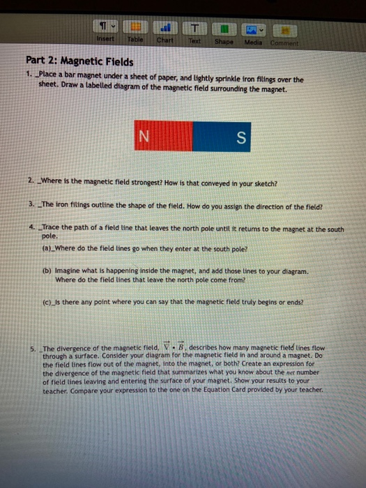 Name: Student Activity 3 Maxwell's Equations | Chegg.com