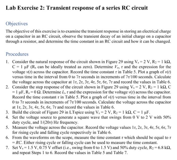 Solved Figure 28: Series RL circuitsObjectives The objective | Chegg.com