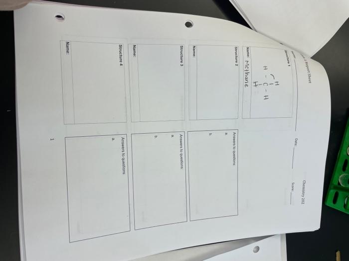 Solved Structural Model Activity 1 Isomers Alkanes And