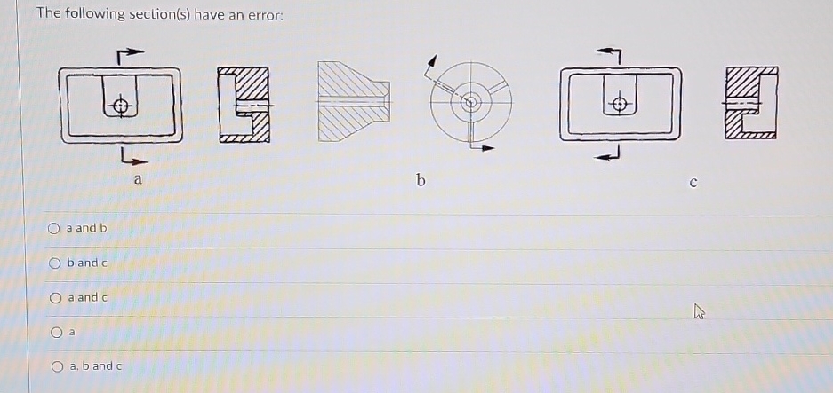 Solved The following section(s) ﻿have an error:abca and bb | Chegg.com