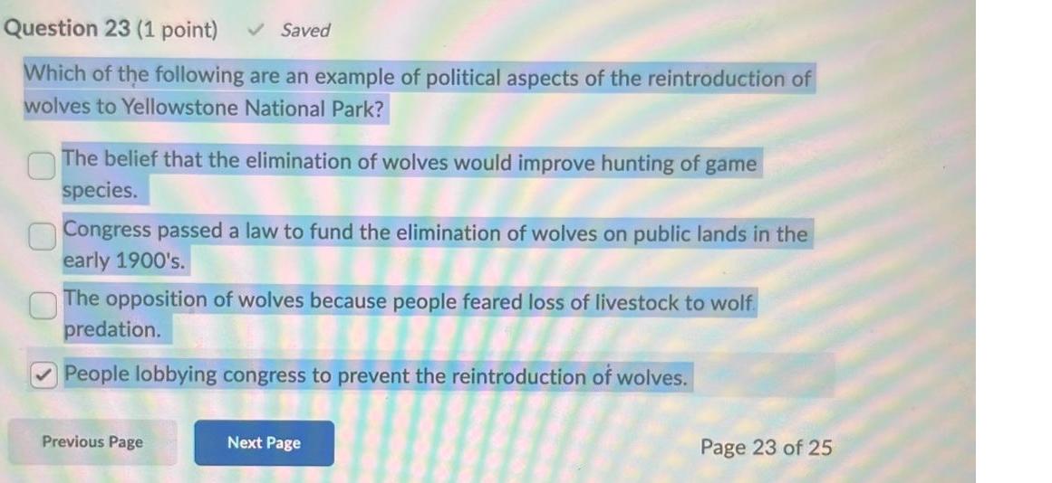 Solved Question 23 (1 ﻿point)SavedWhich of the following are | Chegg.com