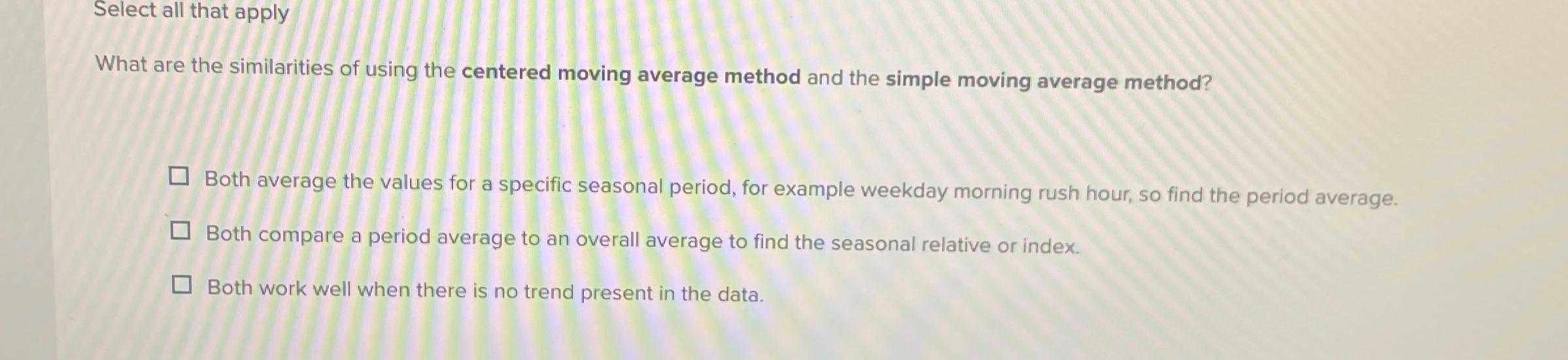 Solved Select all that applyWhat are the similarities of | Chegg.com
