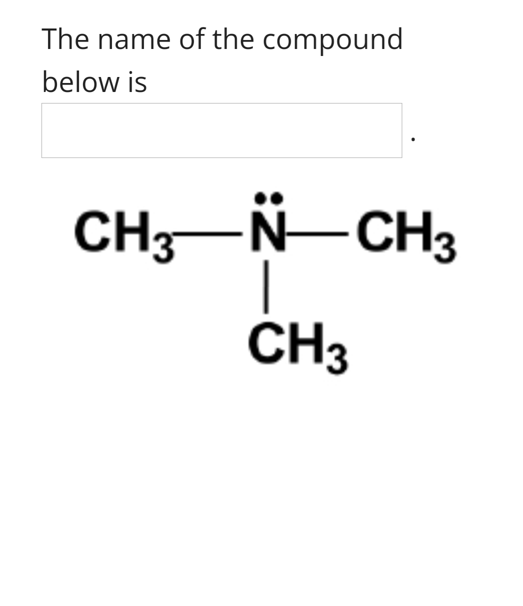 Solved The name of the compound below is H3C CH2CH3 The | Chegg.com