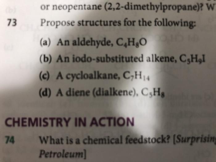 Solved 73 or neopentane (2,2-dimethylpropane)? W Propose | Chegg.com