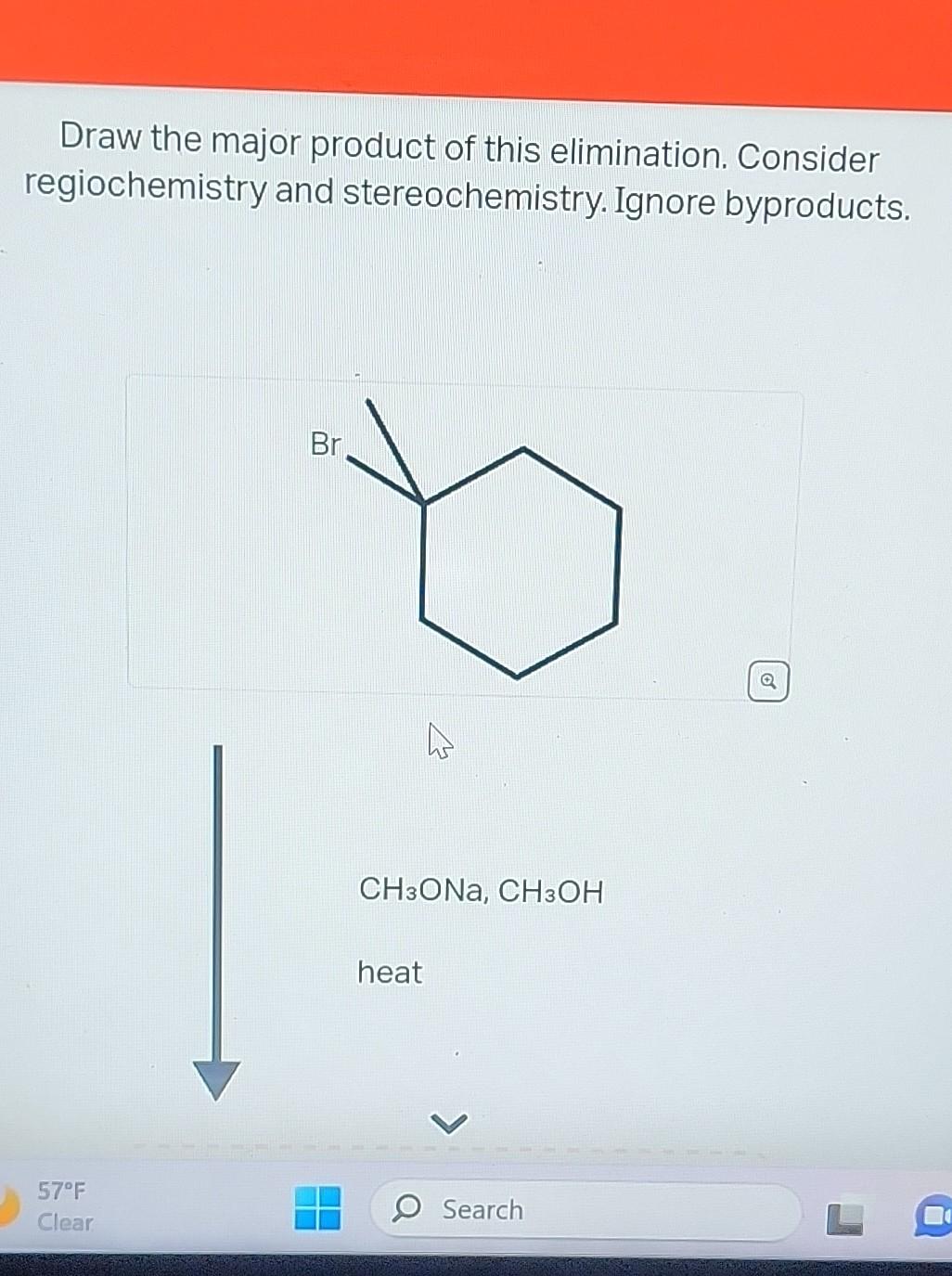 Solved Draw the major product of this elimination. Consider | Chegg.com
