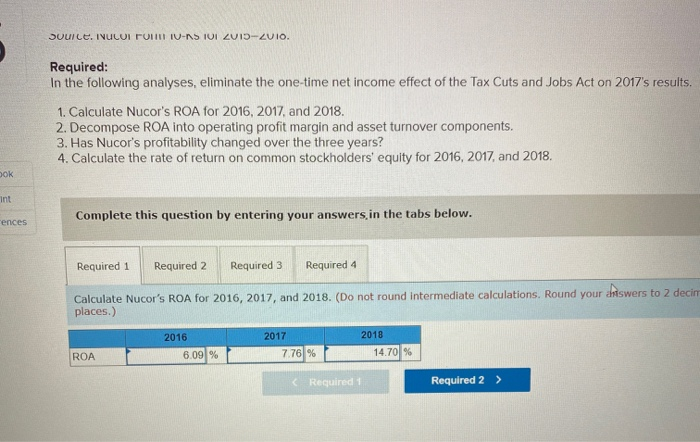 Solved Problems 6-10 Determining profitability (L06-4) Nucor | Chegg.com