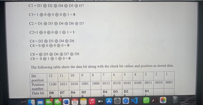 Solved Hamming code is a popular algorithm used in several | Chegg.com