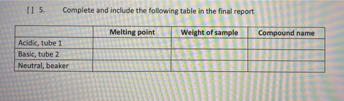 Solved Experiment 3: Separation of a Three Component Mixture | Chegg.com
