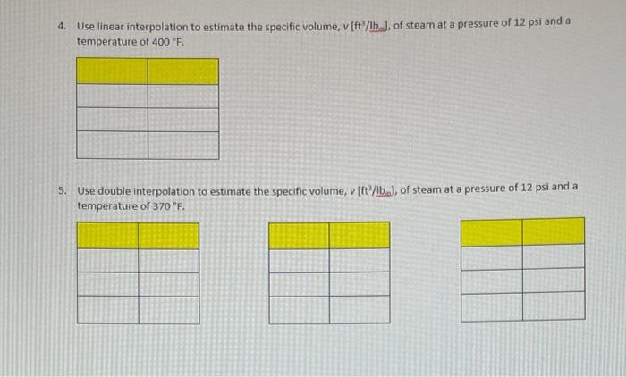 Solved 1. Use linear interpolation to estimate the boiling | Chegg.com