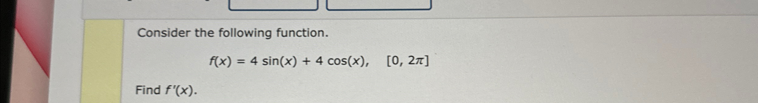 Solved Consider the following | Chegg.com