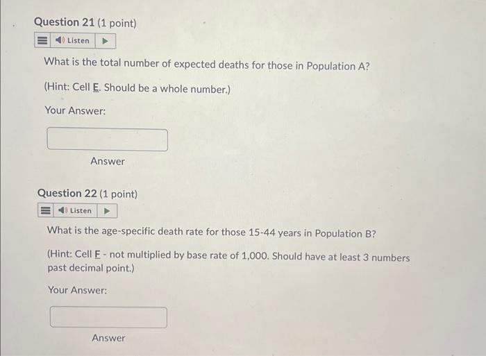 Solved Step 3: Calculate Expected \# of Deaths Next, we need | Chegg.com