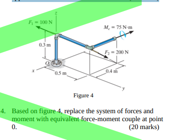 Solved Figure 4Based on figure 4 , ﻿replace the system of | Chegg.com