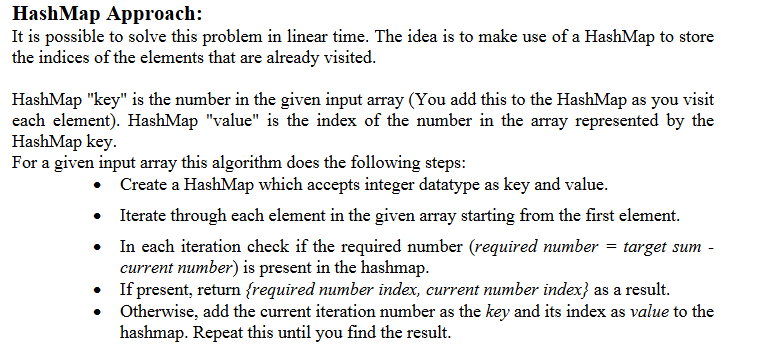 Solved Problem Description: Consider you are given an array | Chegg.com