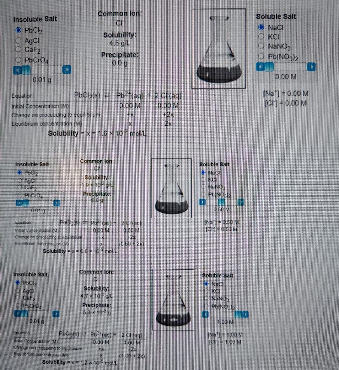 Solved 1. Calculate the Kin value of PbCl2. 2. Calulate the | Chegg.com