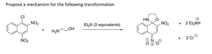Solved Propose a mechanism for the following transformation | Chegg.com