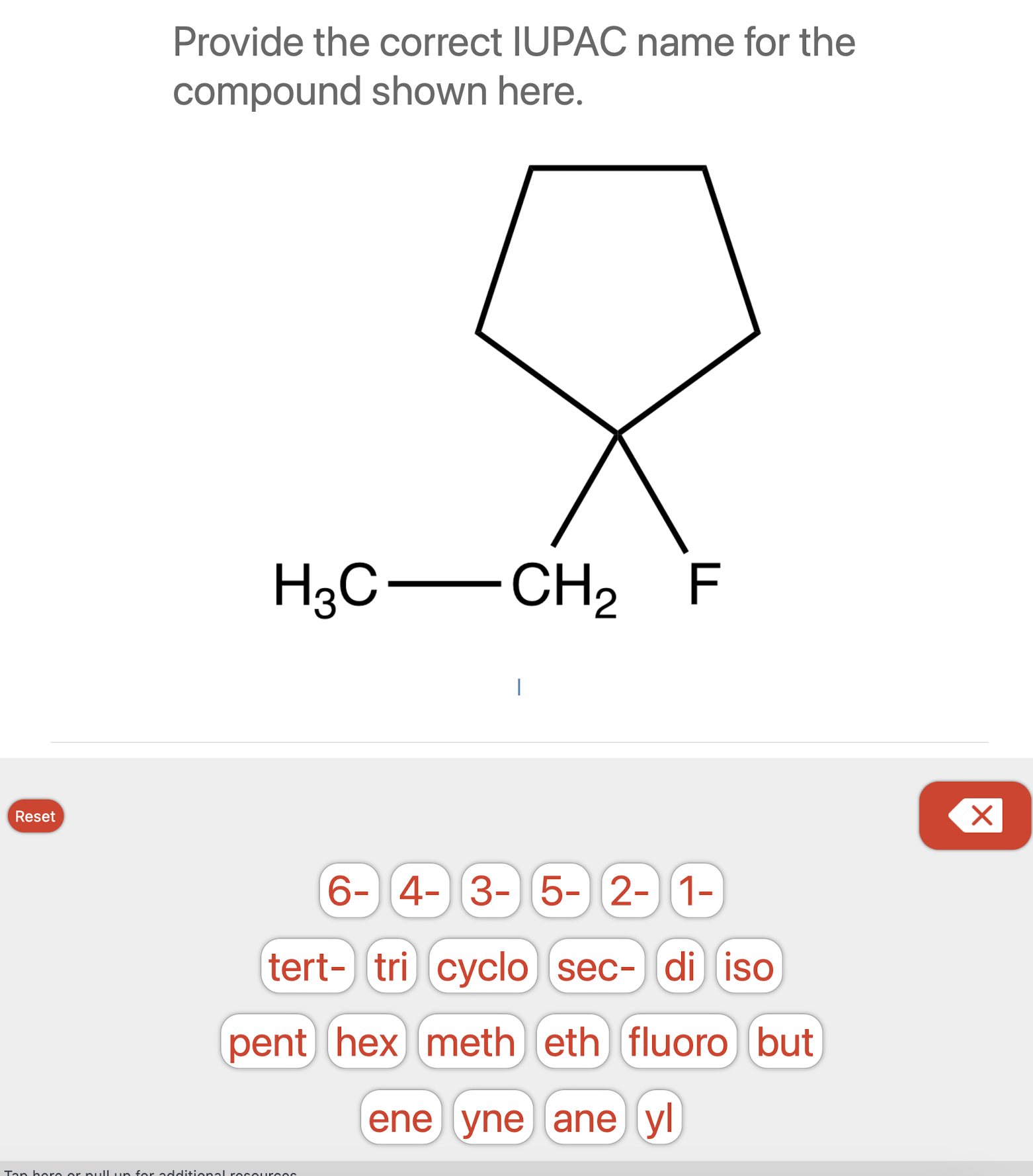 Solved Provide the correct IUPAC name for thecompound shown | Chegg.com