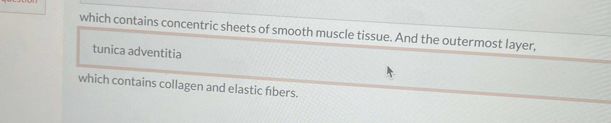 Solved which contains concentric sheets of smooth muscle | Chegg.com