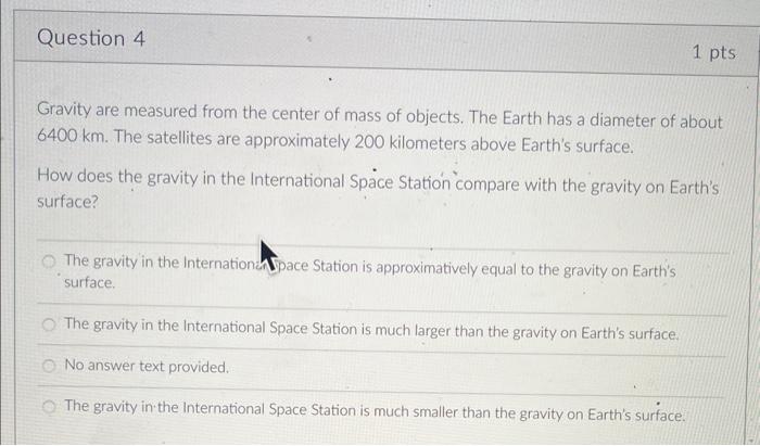 Solved Gravity are measured from the center of mass of | Chegg.com